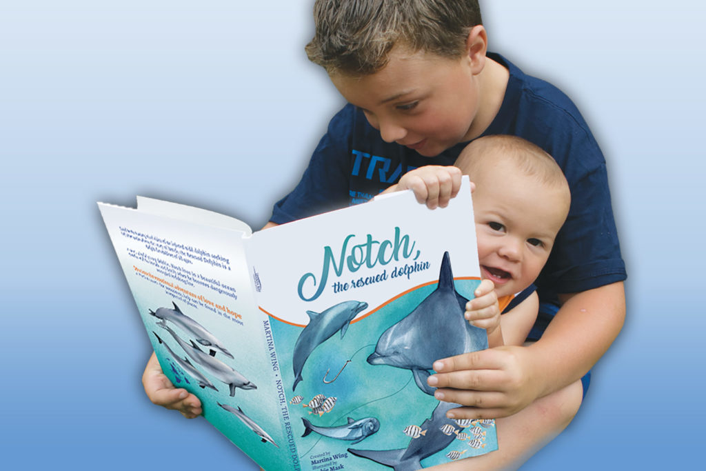 Notch, the Rescued Dolphin - a Children's Book featuring Marine Life in ...